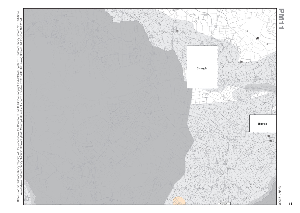 Adopted Local Development Plan - Proposal Map 11 - Pembrokeshire County ...
