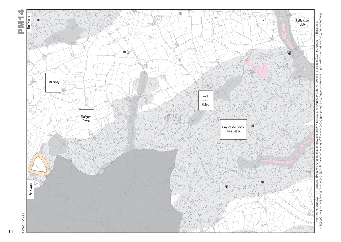 Adopted Local Development Plan - Proposal Map 14 - Pembrokeshire County ...