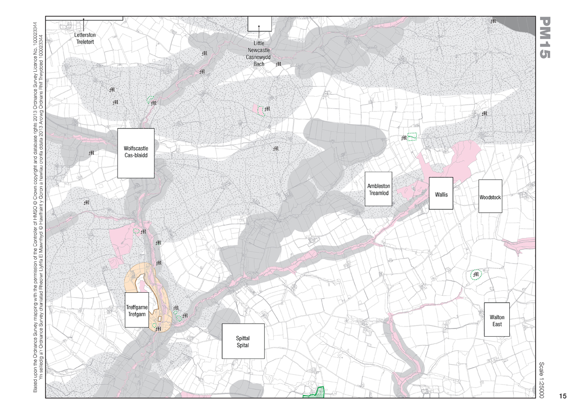 Adopted Local Development Plan - Proposal Map 15 - Pembrokeshire County ...