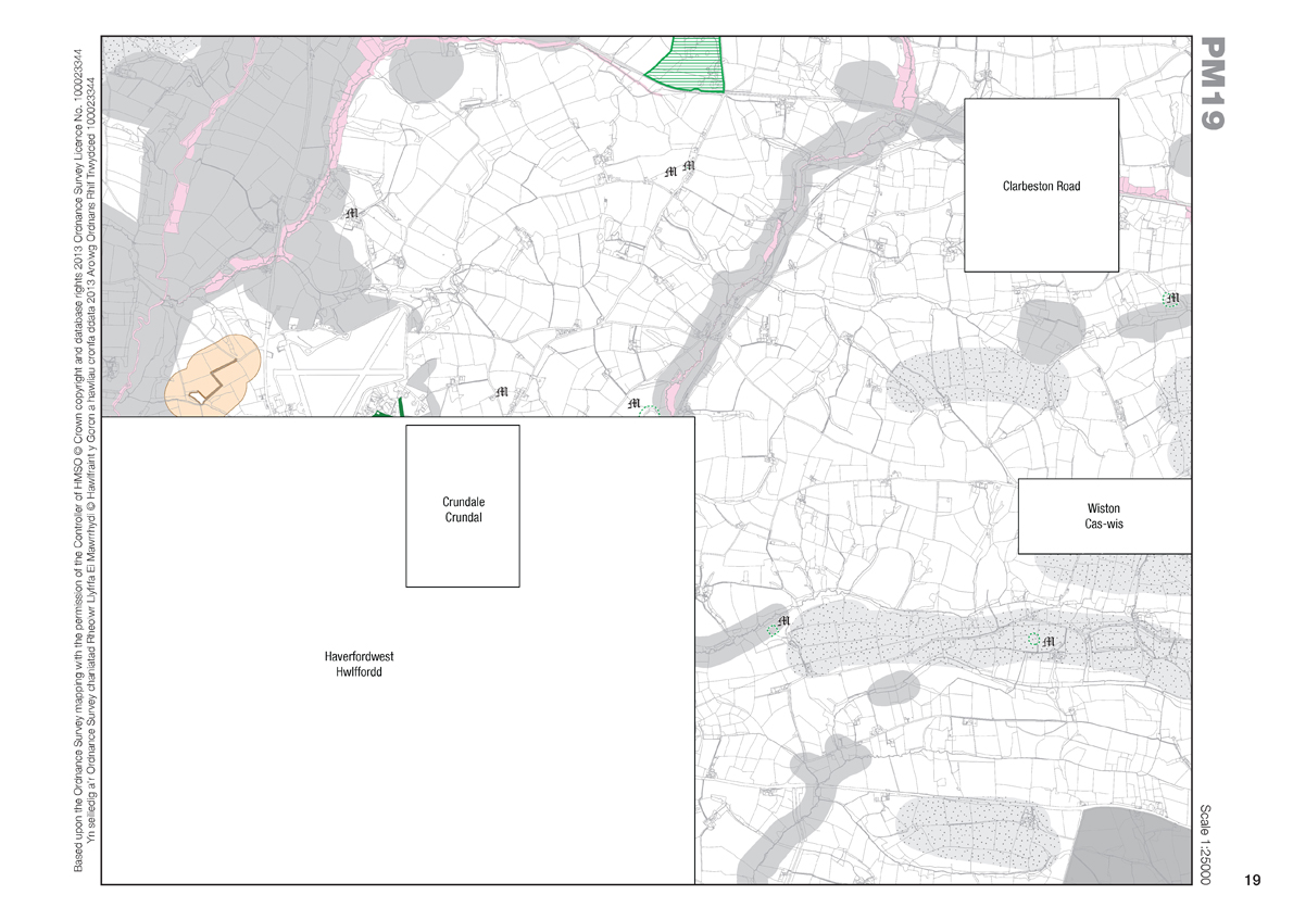 Adopted Local Development Plan - Proposal Map 19 - Pembrokeshire County ...