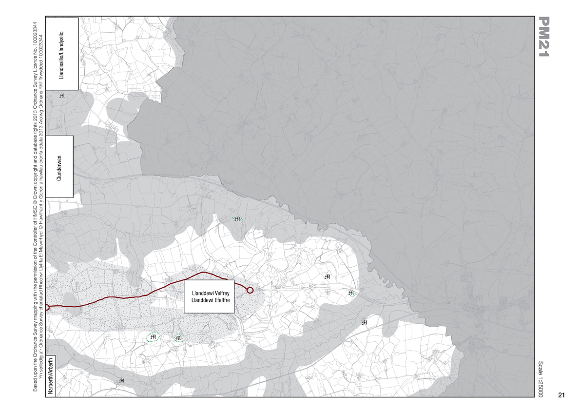 Adopted Local Development Plan - Proposal Map 21 - Pembrokeshire County ...