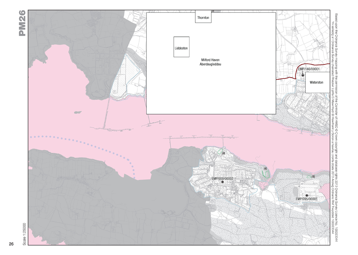Adopted Local Development Plan - Proposal Map 26 - Pembrokeshire County ...