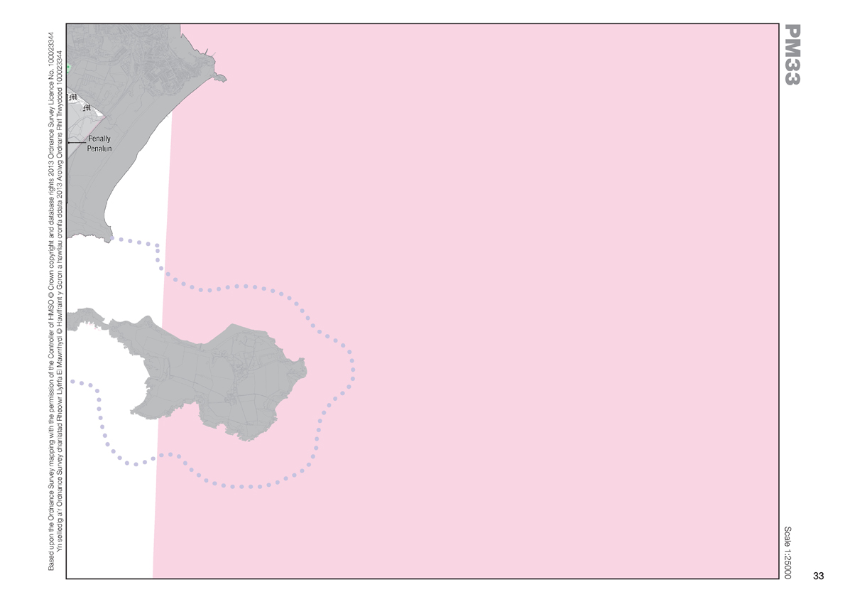 Adopted Local Development Plan - Proposal Map 33 - Pembrokeshire County ...