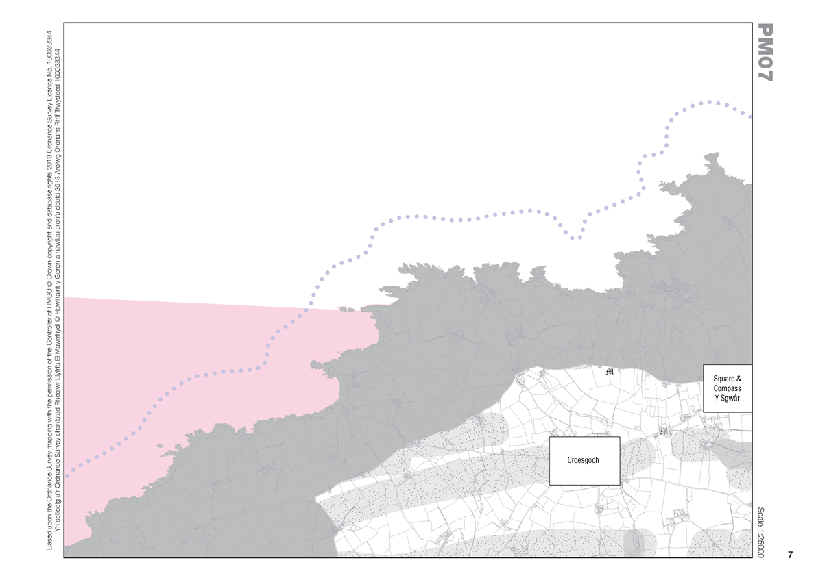 Adopted Local Development Plan - Proposal Map 7 - Pembrokeshire County ...