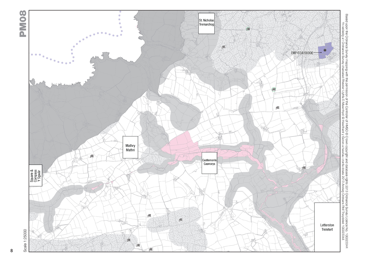 Adopted Local Development Plan - Proposal Map 8 - Pembrokeshire County ...
