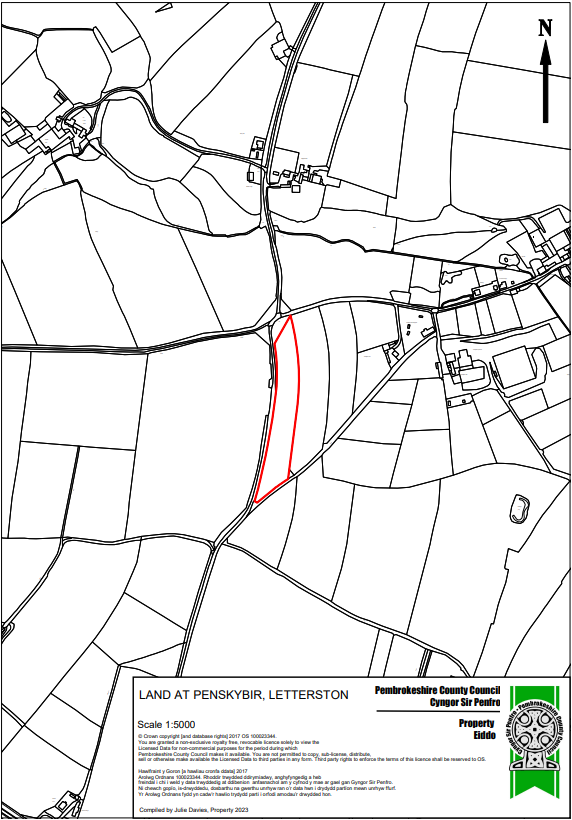 Penskybir Land, Letterston - Pembrokeshire County Council